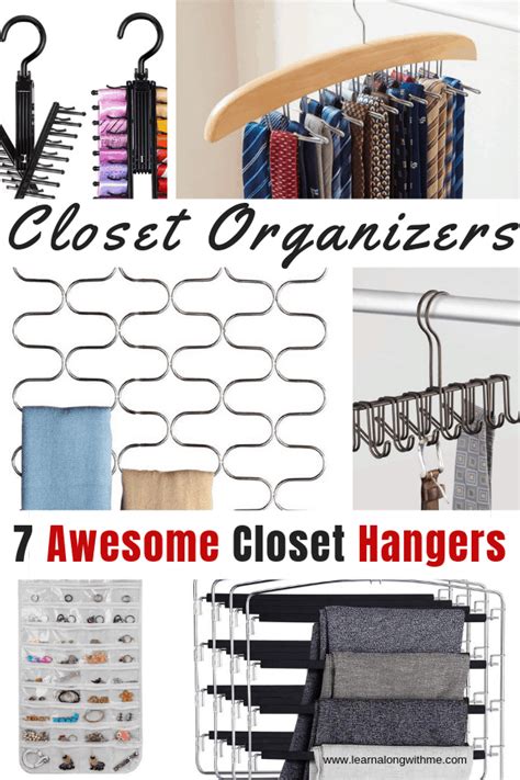 Hanging Closet Organizers 7 Amazing Clothes And Accessories Hangers