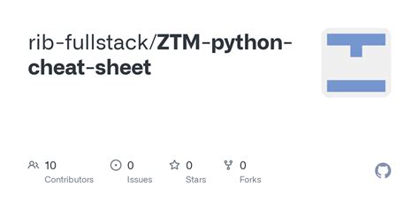 Github Rib Fullstackztm Python Cheat Sheet