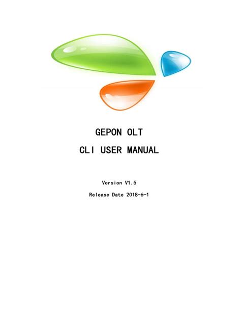 Gepon Olt Cli User Manual V1 5 Download Free Pdf Command Line Interface Ip Address