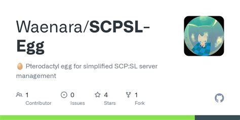 Github Waenara Scpsl Egg Pterodactyl Egg For Simplified Scp Sl Server Management