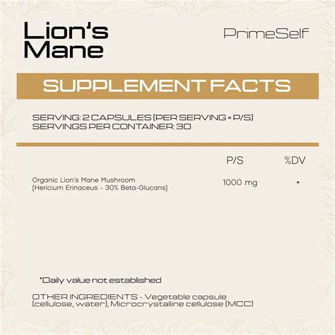 Lions Mane 30 Extract 60 Capsules King Online