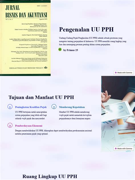Pengenalan Uu Pph Pdf
