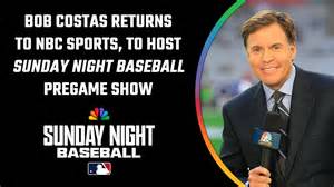 Bob Costas Returns To Nbc Sports To Host Sunday Night Baseball Pregame