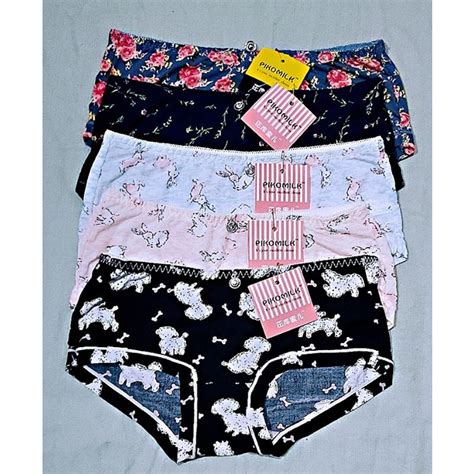 กางเกงในผู้หญิง กางเกงในลายลูกไม้ กางเกงในเนื้อผ้าฝ้าย กางเกงในไร้ขอบ สินค้ามาใหม่ กกน ลายน่ารัก