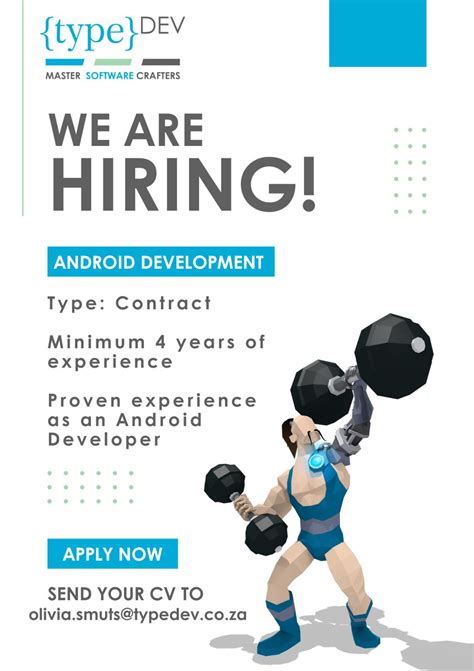 Typedev On Linkedin Ready To Make An Impact Join Us As An Android