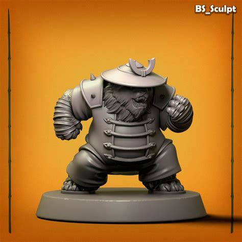 3d Printable Bamboo Force Team By Bs Sculpt Bulat