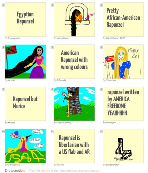 Egyptian Rapunzel Drawception