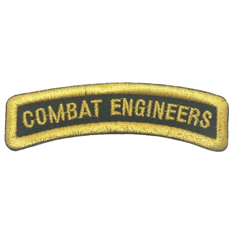 Combat Engineers Tab Black Gold Hock T Shop Army Online Store