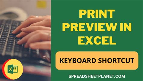 Print Preview In Excel Shortcut