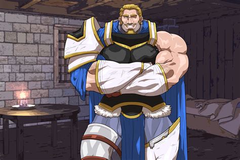 Rule 34 Armor Balls Bara Crossed Arms Facial Hair Fully Clothed
