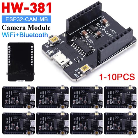 1 10pcs Esp32 Cam Mb Caméra Tech Avec Adaptateur Usb Ch340 Test Et Avis