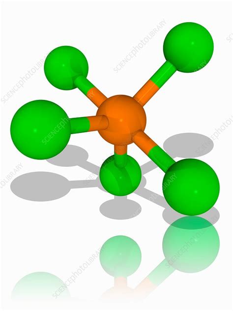 Phosphorus Pentachloride Molecule Stock Image F0169961 Science