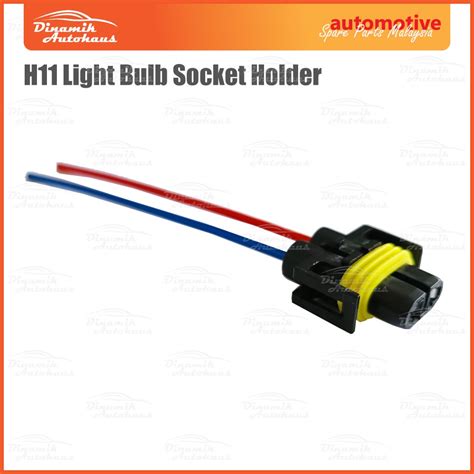 Car Headlamp Light Fog Lamp H11 Light Bulb Socket Connector 2 Pin Soket Mentol Lampu H11