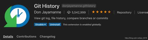 Vs Code 查看git 提交历史记录和代码作者 插件vscode查看git提交人 Csdn博客