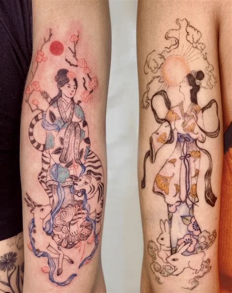 Chinese Goddess Tattoos