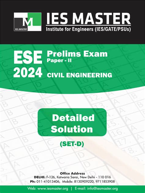 Ceese 2024 Prelimspaper 2solutions 1708309410613 Pdf Concrete Bending