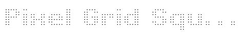 Pixel Grid Square Thin M Font Webfont And Desktop Myfonts