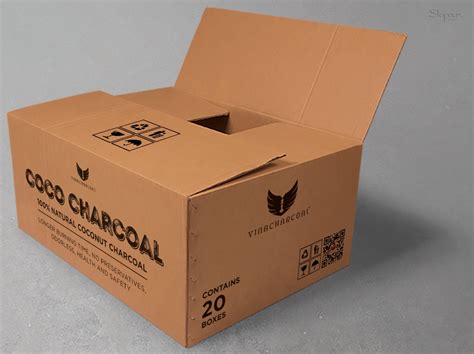 Coco Charcoal Packaging Large Carton By Skyar Design On Dribbble