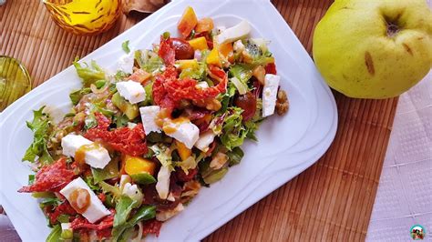 Ensalada Con Chorizo Y Queso ¡huele Bien