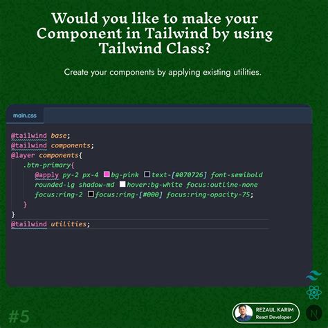 Tailwindcss Rezaul Karim