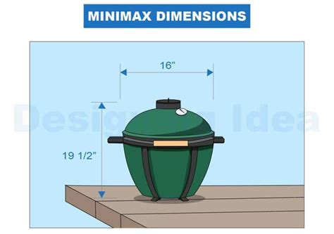 Big Green Egg Dimensions Small Med Large And Xl Grill Sizes