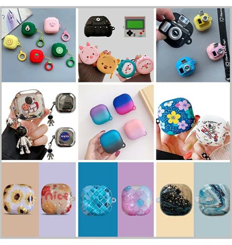 삼성 갤럭시 버즈 플러스 2 라이브 프로 케이스클리어 투명귀여운 캐릭터하드 무선충전 커버 커플 악세사리 티몬