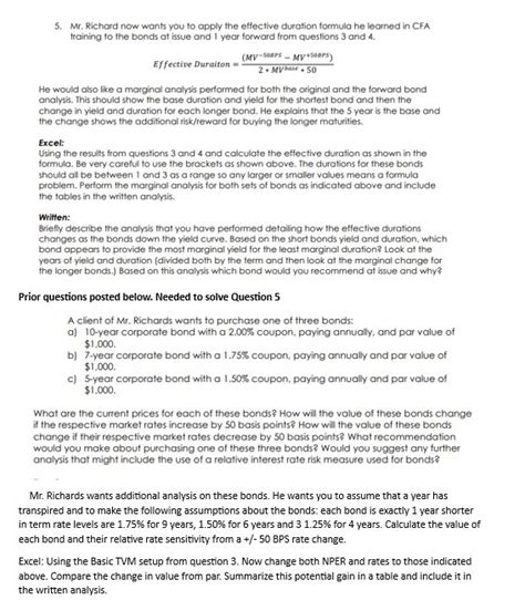 Solved Mr ﻿richard Now Wants You To Apply The Effective