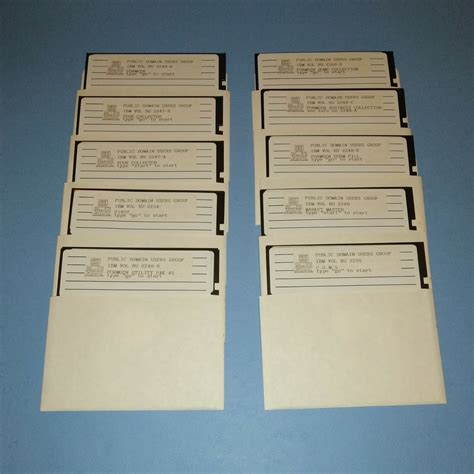 Floppy Disks PDS NOS SOFTWARE IBM TANDY CLONELot Of 10 Vintage 5 25 For Sale Knoppix Net