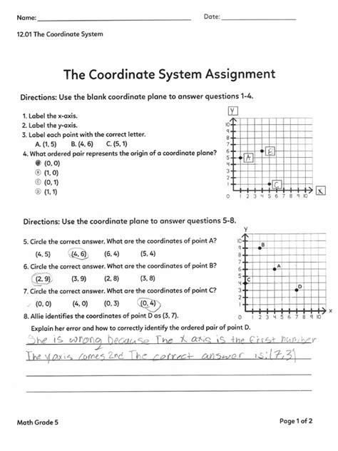 1201 The Coordinate System 2 Pdf