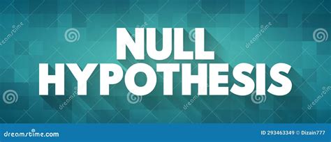 Null Hypothesis Claim That No Relationship Exists Between Two Sets Of Data Or Variables Being