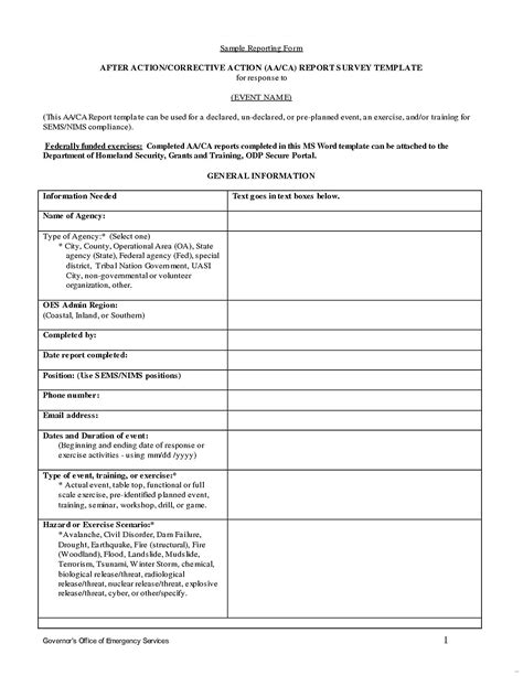 Fillable Army Conop Template