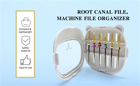 Easytodenta Dental Endodontic File Disinfection Box 5pcs Dental Root Canal Files