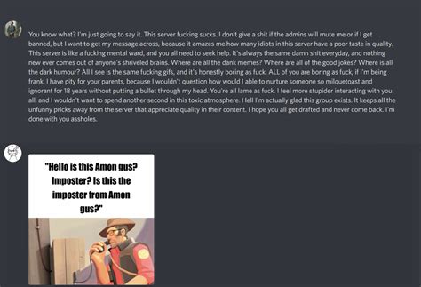 Average Discord Conversation Tf2