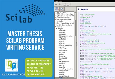 Master Thesis Scilab Programming Writing Service