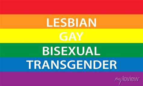 Pride Celebrating Lgbt Culture Symbol Lgbt Flag Design Wall Mural