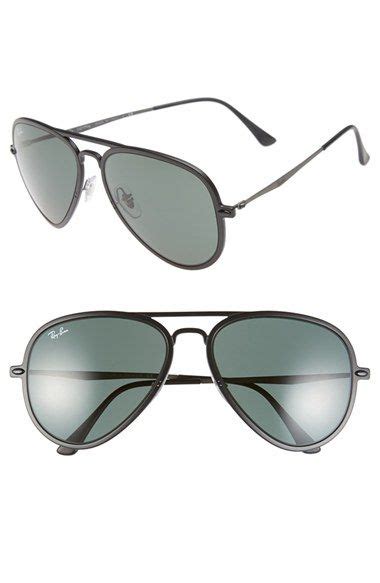 Ray Ban Tech Light Ray 56mm Aviator Sunglasses Nordstrom Ray Ban