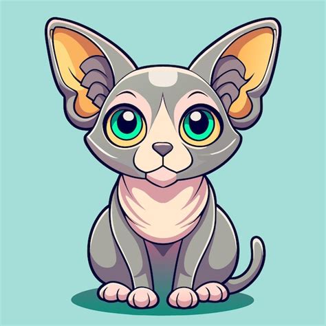 Premium Vector Devon Rex Cute Pet Vector Eps