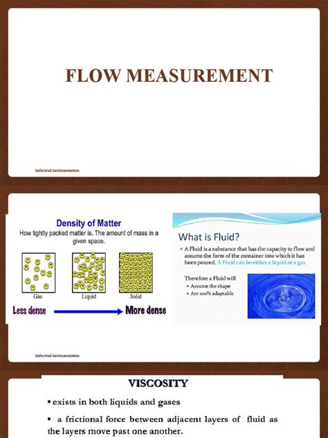Flow Measurement Industrial Instrumentation Pdf Flow Measurement
