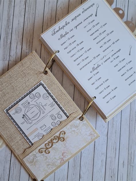 Тефтер за рецепти рецептурник книга за рецепти Handmasters Bg