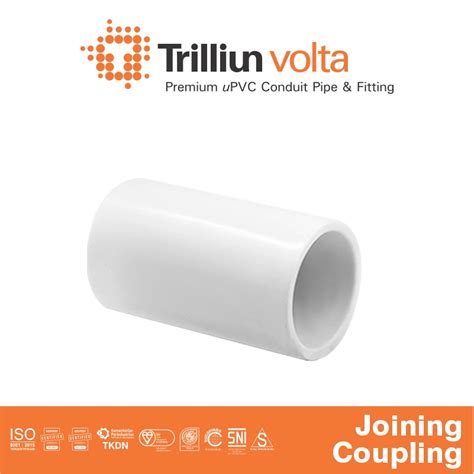 Jual Fitting Pipa Upvc Conduit Trilliunvolta Joining Coupling Shopee