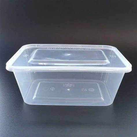 750ml Rectangle Polypropylene Food Packaging Container At ₹ 5 50 Piece Meal Packing Container