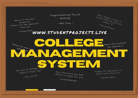 Online College Management System Student Projects Live
