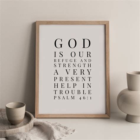 Psalm 46 1 Etsy