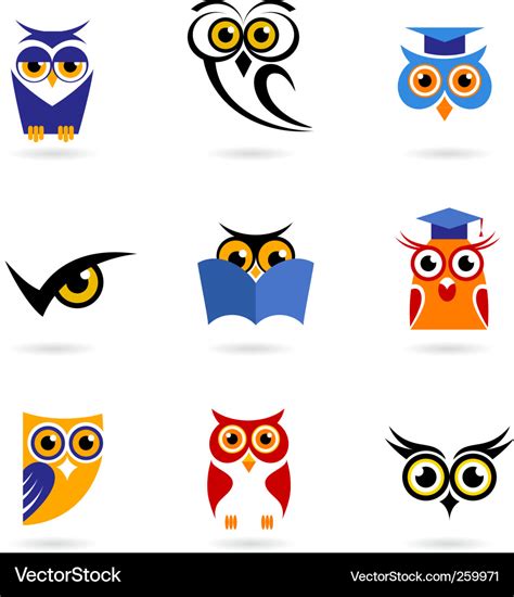 Wise Owl Royalty Free Vector Image Vectorstock