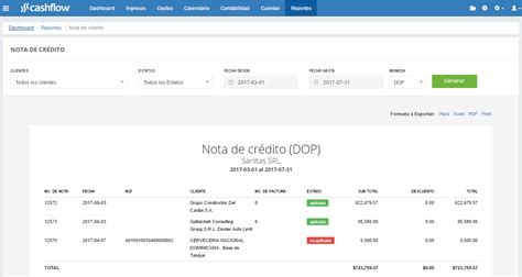 Soporte Cashflow
