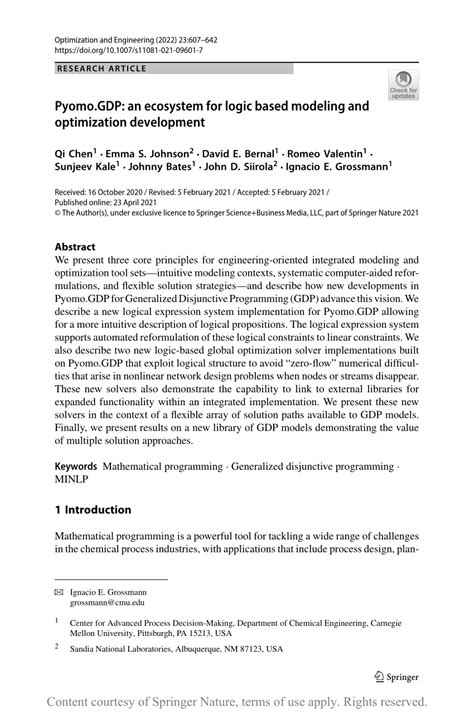 Pyomogdp An Ecosystem For Logic Based Modeling And Optimization