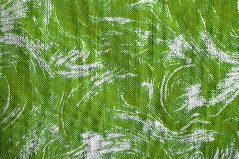 Fabric Texture With Lime Green Swirl Pattern Photos Public Domain