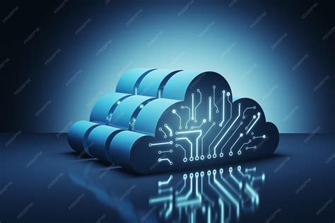 Concepto De Intercambio Y Almacenamiento De Datos De Tecnología En La