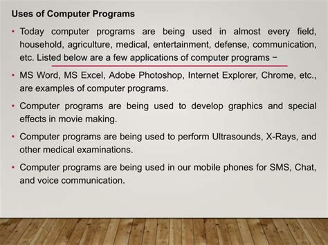 Unit 1 Program Development Cycle PPT