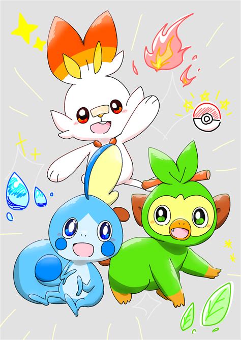ポケモン剣盾 御三家 Ibispaint